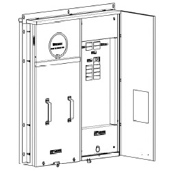 Siemens MC0816B1400SCS 120/240 VAC 320 Amp 1-Phase 3-Wire Ring Type ...