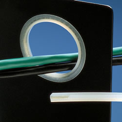 Panduit GES62F-A-C0 100 Foot Adhesive Polyethylene Solid Grommet Edging ...