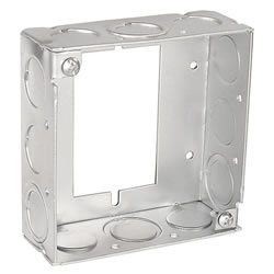 Crouse-Hinds TP422 4" x 4" x 1-1/2" Steel Square Box Extension Ring ...